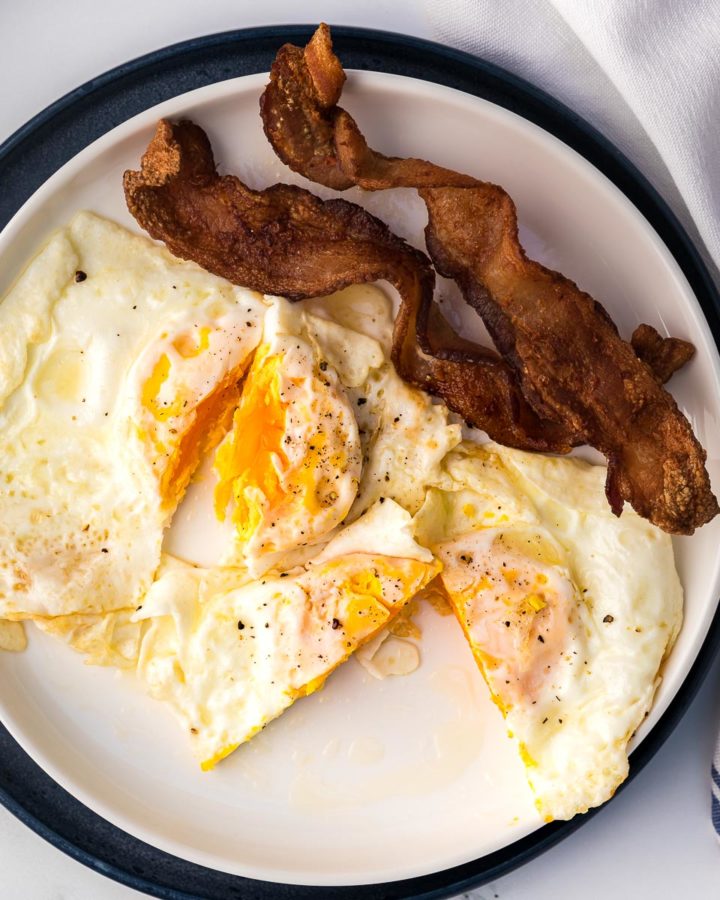 Over medium eggs • WeCountCarbs
