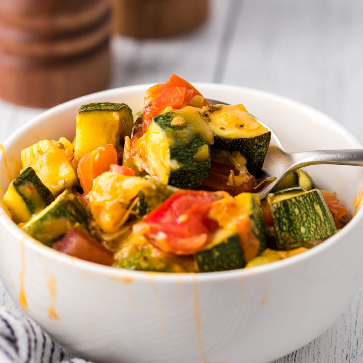 Mexican squash with cheese • We Count Carbs