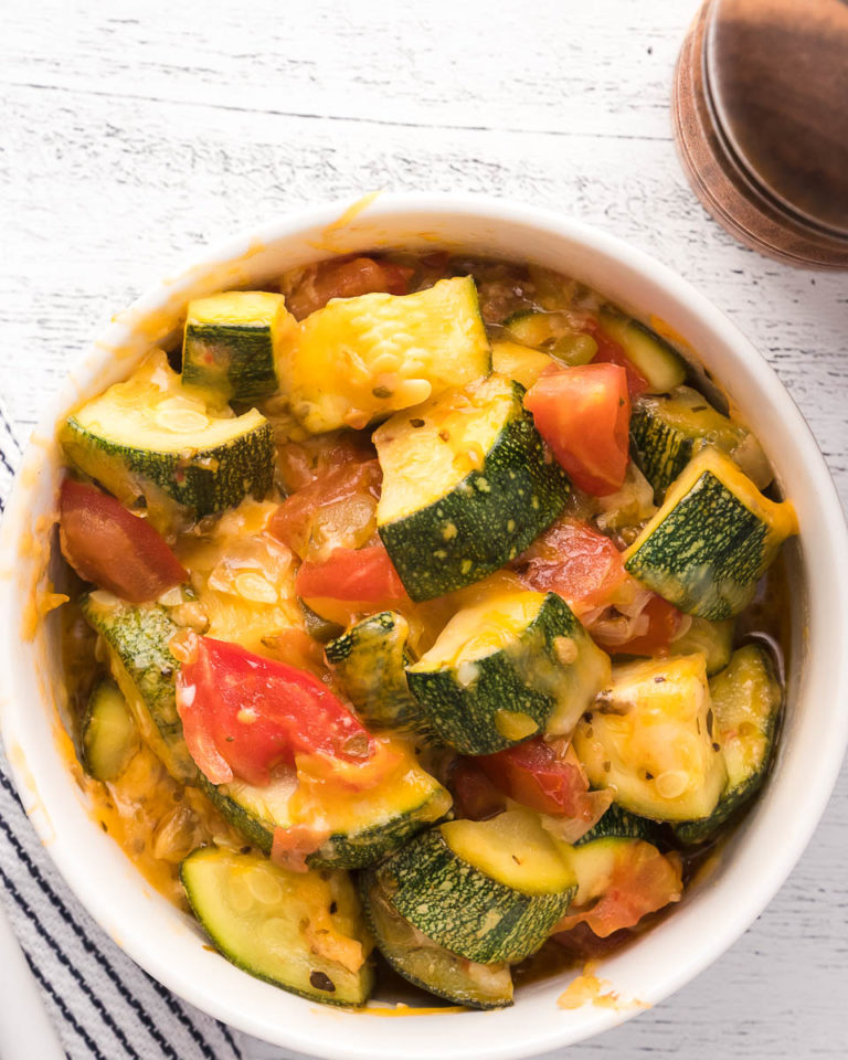 Mexican squash with cheese • WeCountCarbs