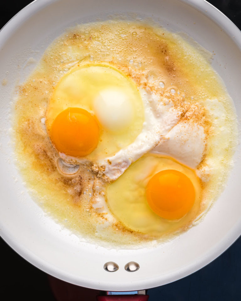 Over easy eggs • We Count Carbs